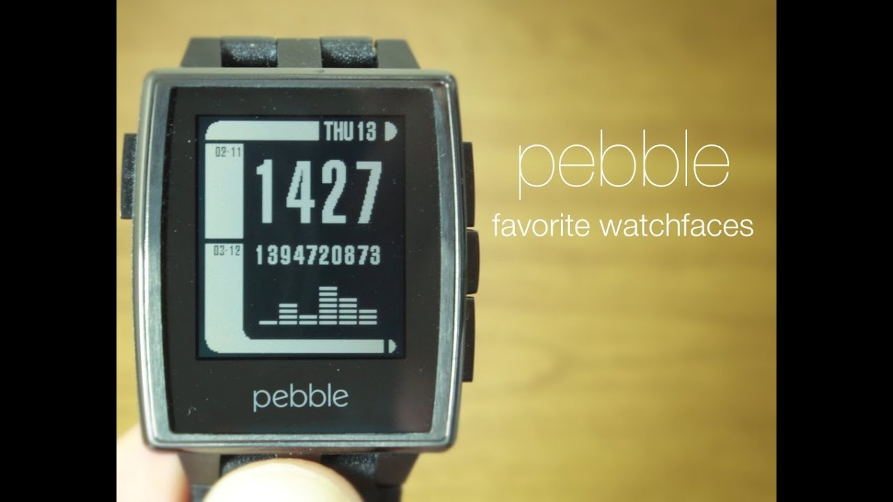 My 5 favorite Pebble Watchfaces