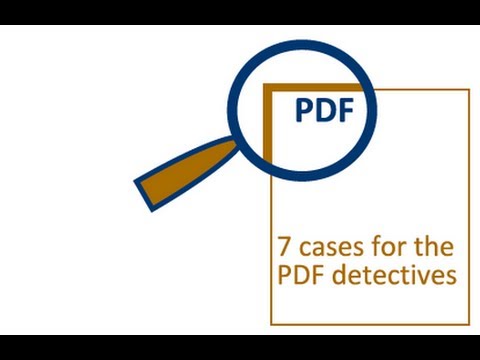 7 Cases for the PDF detectives — Trailer