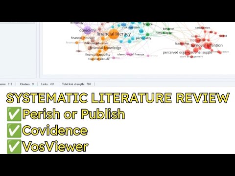 Tahapan Mudah Systematic Literature Review (SLR) dengan POP, Covidence & VosViewer (Eng-Indo Sub)