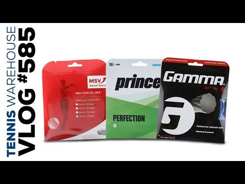 Vintage Pro Staff Tour 90 + New Strings -- VLOG #585