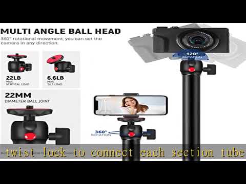 NEEWER Extendable Camera Desk Mount with 1/4" Ball Head, 17β-40β Adjustable Table Light Stand with