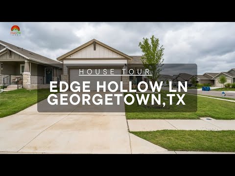MLS House Tour: 100 Edge Hollow Ln in Georgetown, TX - Spacious & Stylish Home in Omega Ranch