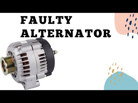 Sign of a faulty or bad ALTERNATOR and Error codes related to a faulty alternator.