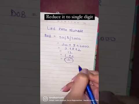 How to find your life path number?
