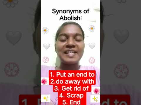synonyms of abolish | #abolishsynonym #synonyms #abolishsynonyms #synonymooftheday #synonymwords