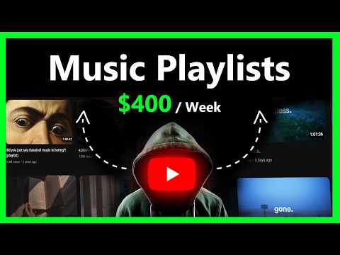 Earn Money by Uploading Music Playlists on YouTube (No AI + Monetized)