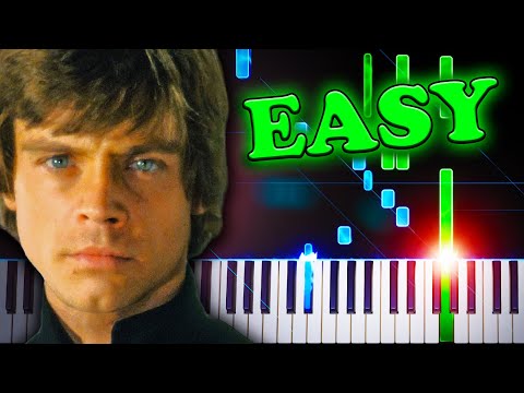 John Williams - The Force Theme (Star Wars) - EASY Piano Tutorial
