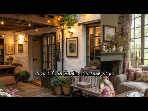 Make Your Home Feel Cozy & Charming with English Cottage Style Cream Scheme