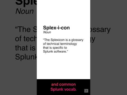 What is the Splexicon?