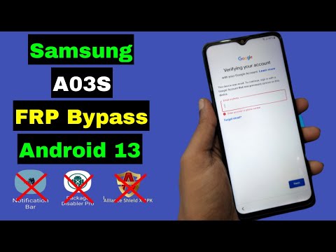 Samsung A03S FRP Bypass/Unlock Google Account Lock Android 13 | Without Apps Install | No TalkBack