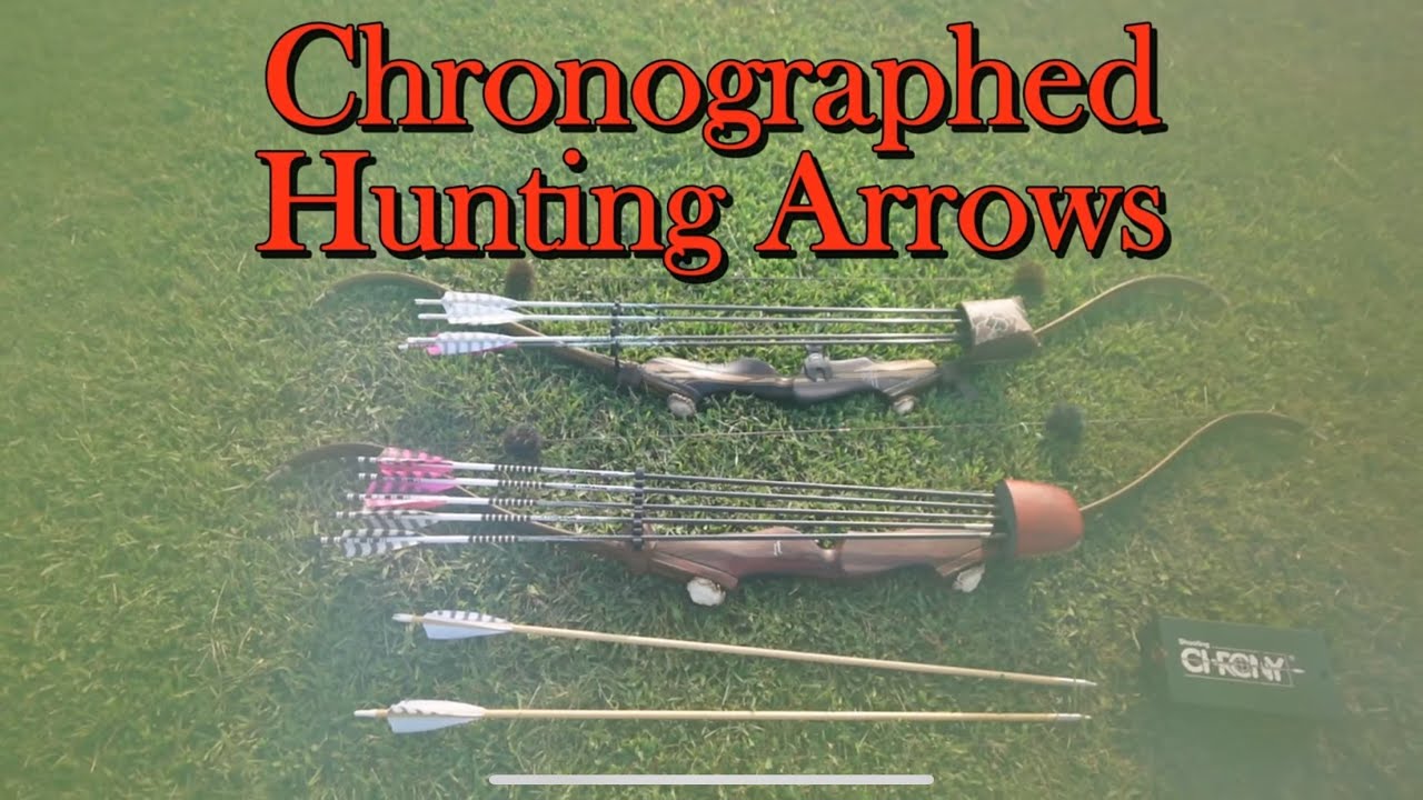 Chronographed Hunting Arrows