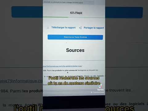 Éviter le plagiat avec cet outil | LIKE et ABONNE-TOI 🙂 #shorts #étudiants #astuce