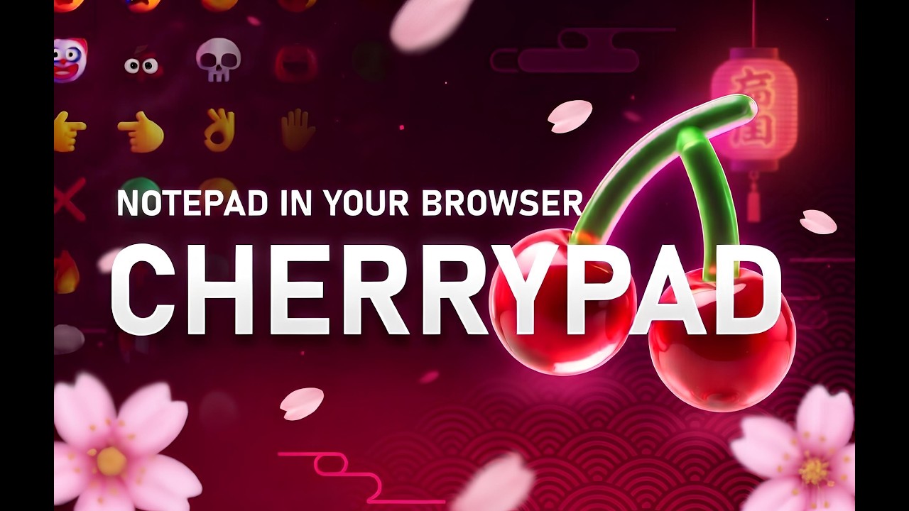 CherryPad - Browser NotePad | PROMOTION VIDEO | Chrome Web Store