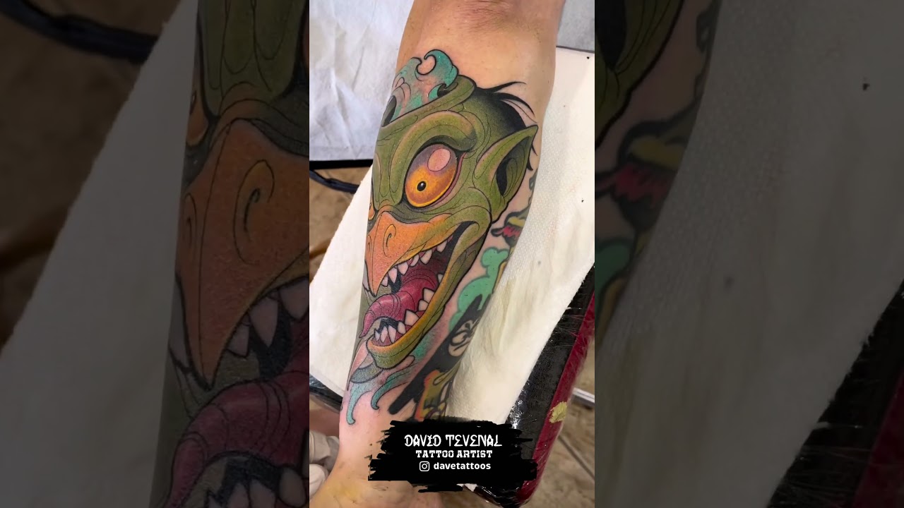 New School Tattoo by David Tevenal