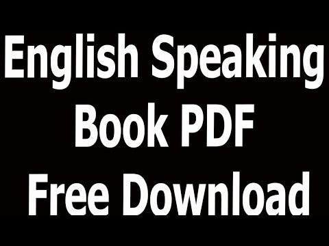 English Speaking Book PDF Free Download