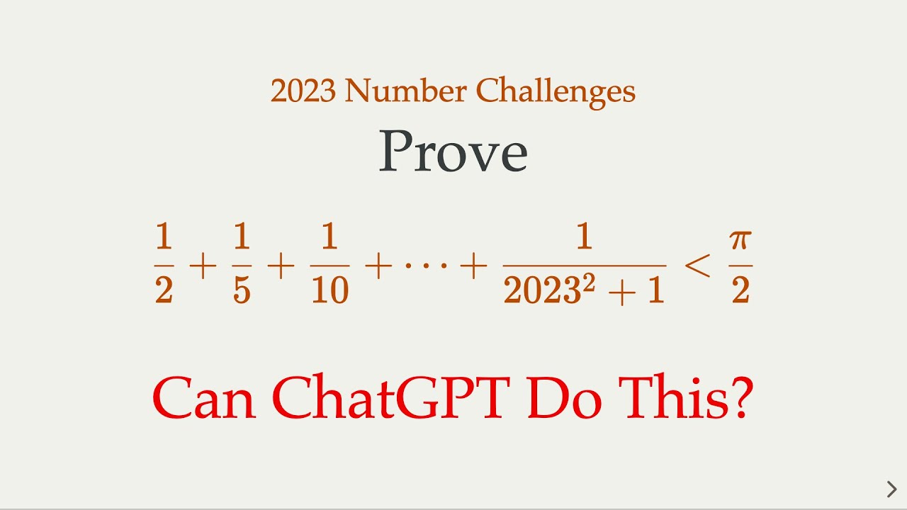 I Challenged ChatGPT with THIS Math Proof ... Can You Outsmart ChatGPT?