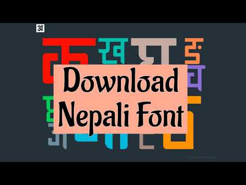 Download nepali font