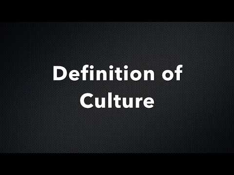 Definition of Culture • Ebbie Smith • Sociology