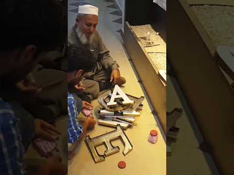 how to install Stainless steel letter on wall||3d Signboard Maker's||AA Signage