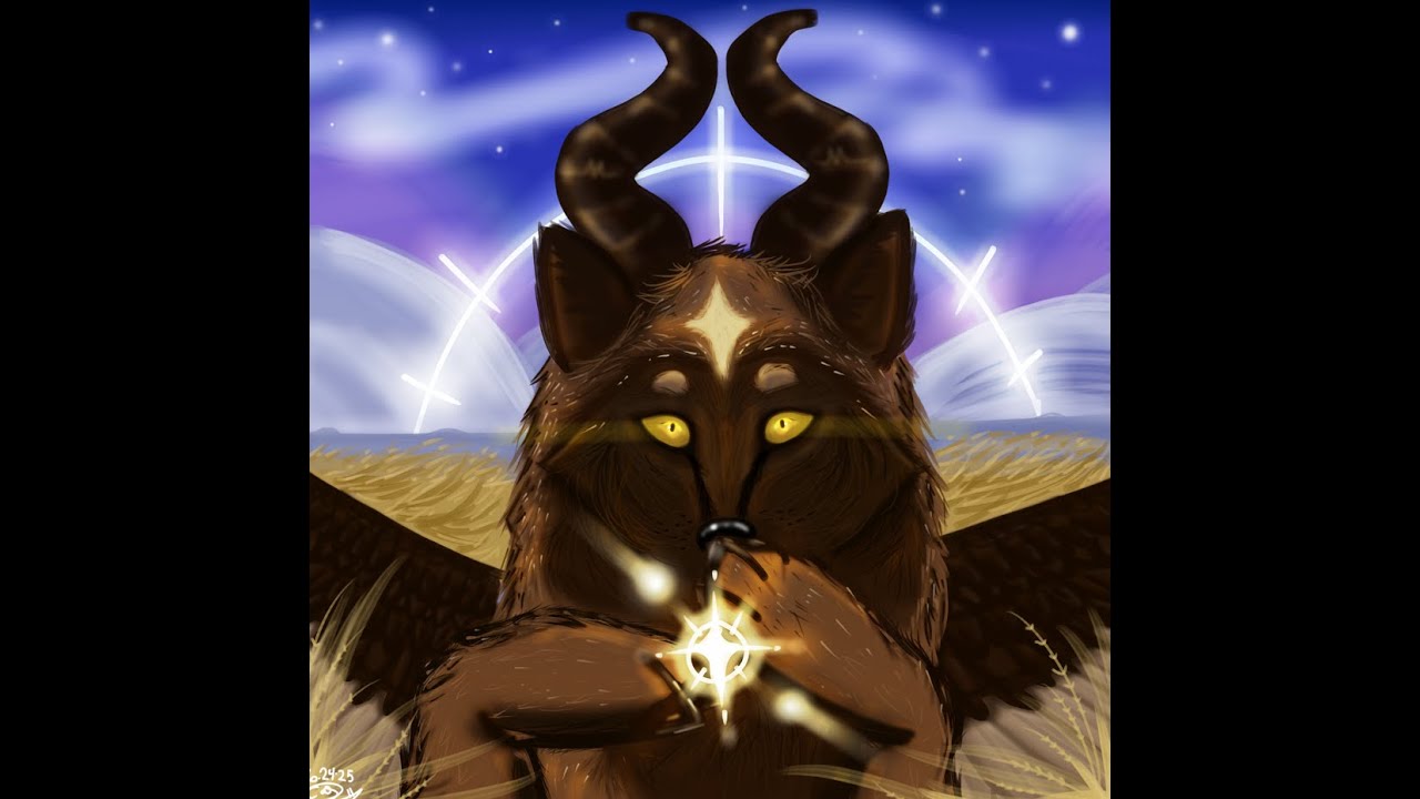 wolf portrait (SPEEDPAINT) (FLASH WARNING)