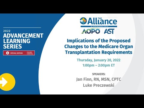 Implications of the Proposed Changes to the Medicare Organ Transplantation Requirements