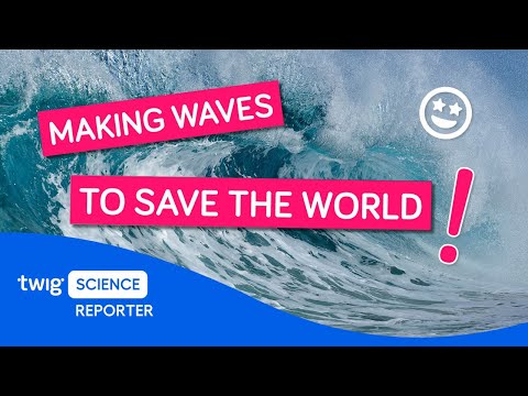 Twig Science: How Ocean Waves Can Fi…: English ESL video lessons