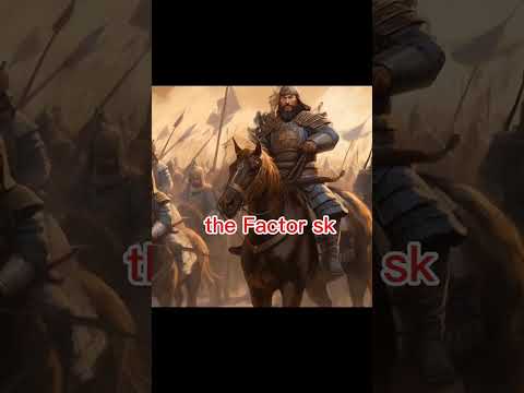 Genghis Khan, whose real name was Temujin, was the founder of the Mongol Empire.