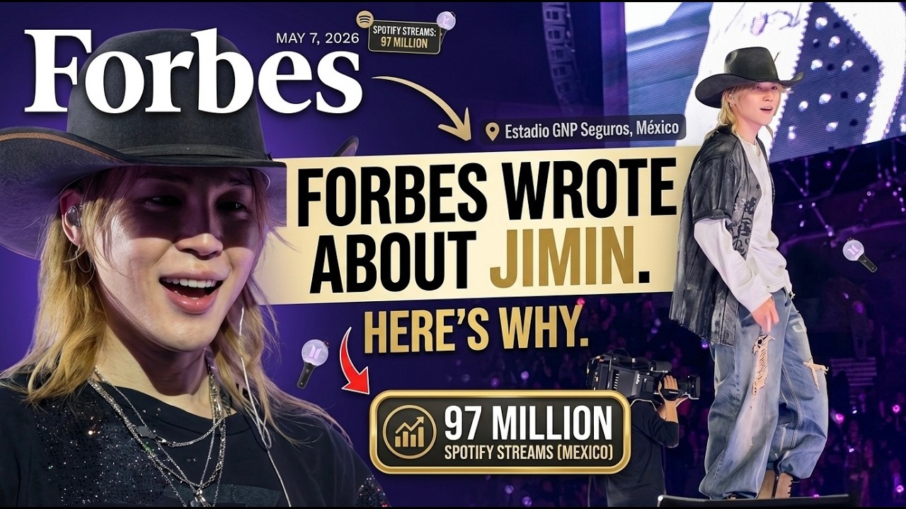 Forbes Had to Write About Jimin’s Mexico Numbers — And They’re Unreal