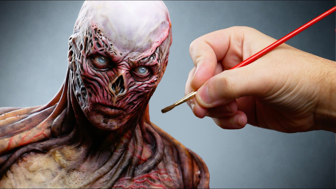 Vecna Sculpture Timelapse - Stranger Things