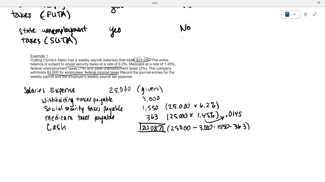 Payroll - example 1
