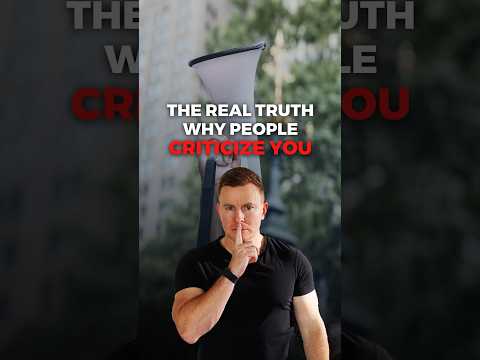 Shocking Truth Why People Criticise You #shorts