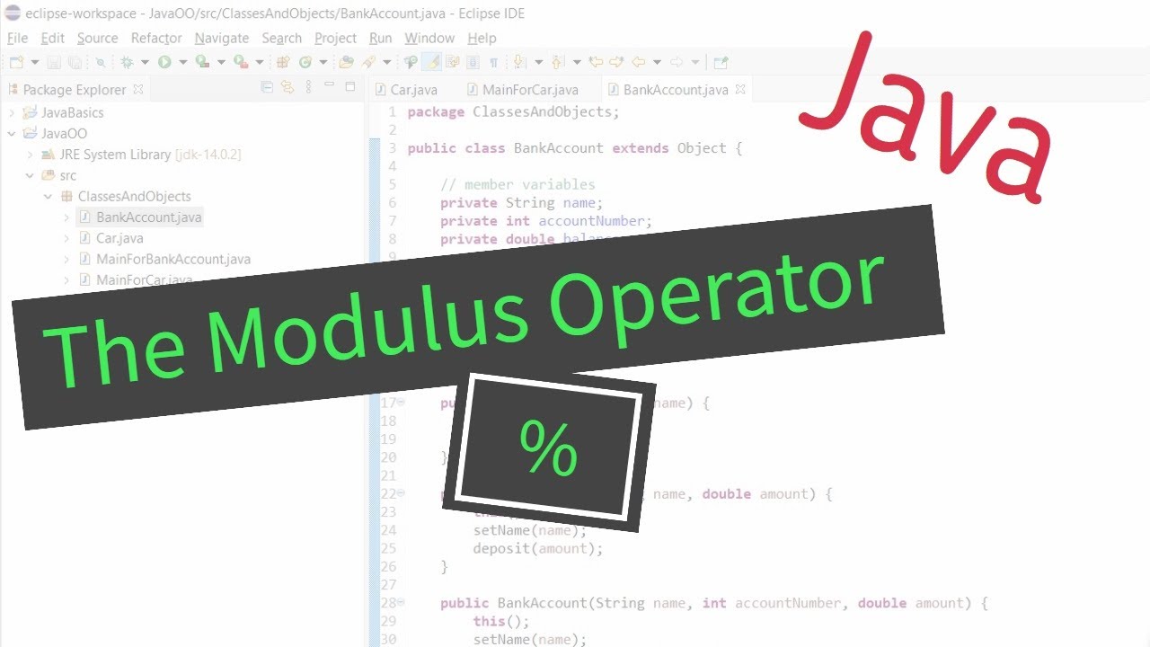 Java - The modulus operator