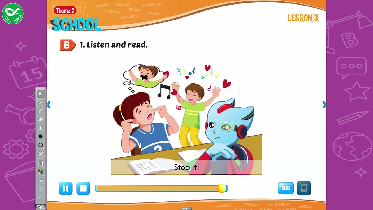Smart Start Grade 4 -  Theme 2: School - Tiếng Anh lớp 4 bài 2