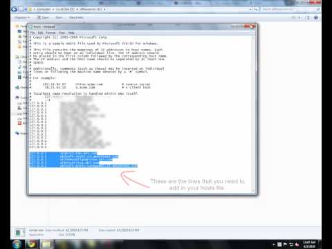 How do I edit my hosts file?