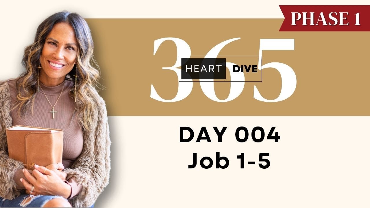 Day 004 Job 1-5 | Daily One Year Bible Study | Audio Bible Reading with Commentary