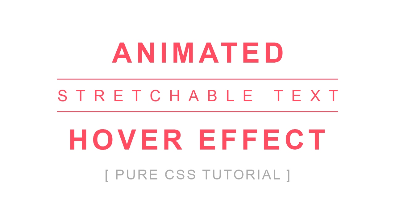 Stretchable Button Hover Effect - Css hover effects tutorial