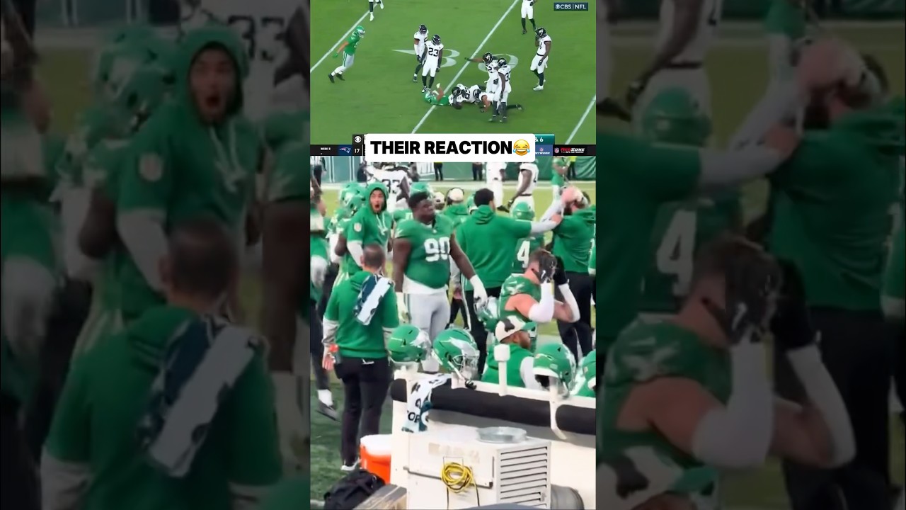 The Eagles reacting to Saquon Barkley’s Hurdle was CRAZY!