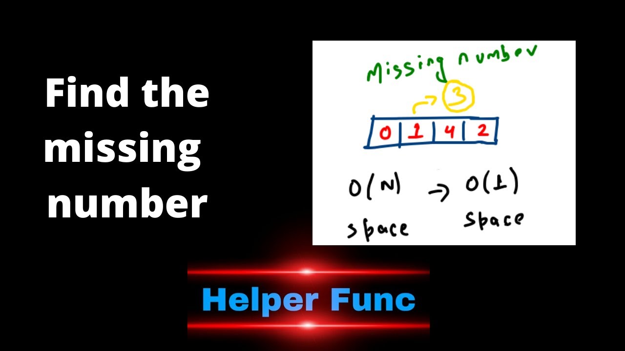 Missing Number | Leetcode 268 | Coding Interview Problem
