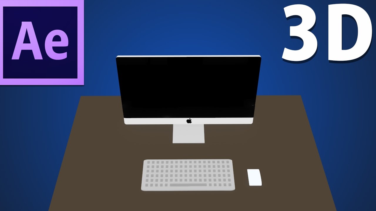 2D 3D Design in After Effects with Element 3D Tutorial