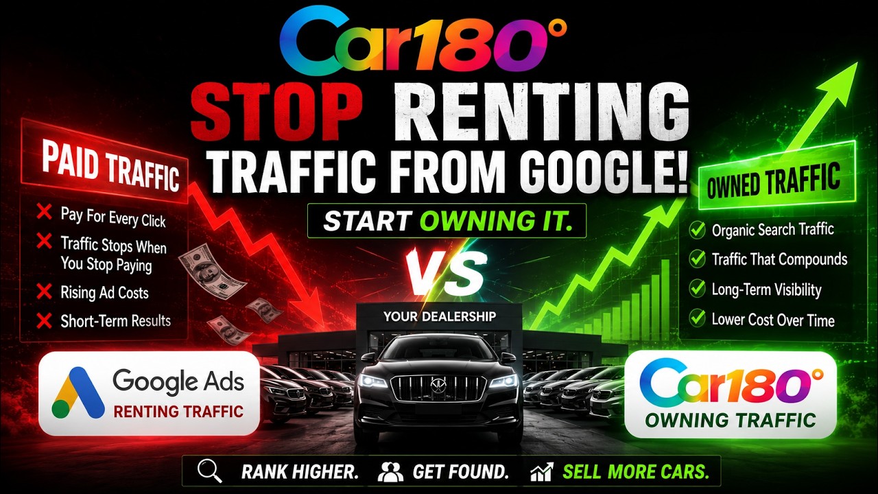 Google Ads vs Organic Traffic for Car Dealerships