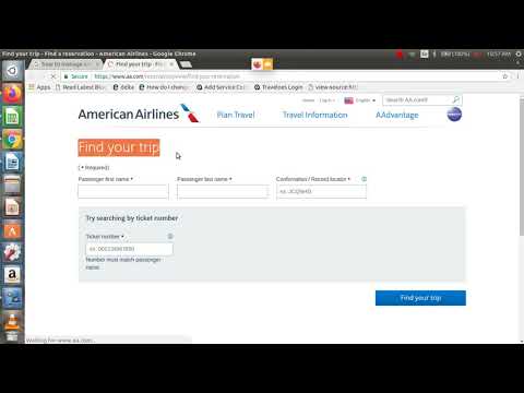 What is American Airlines Manage my Booking Online