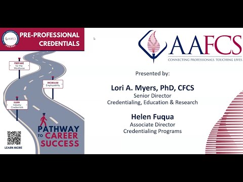 Industry Based Certifications (IBCs) for FCS programs with AAFCS Pre-PAC Informational Webinar