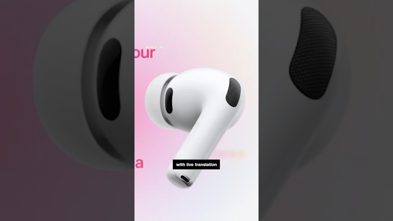 See Apple's new AirPods Pro 3 live language translation feature