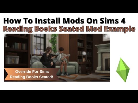 How To Install Override Reading Books Seated Mod For Sims 4 | 2024