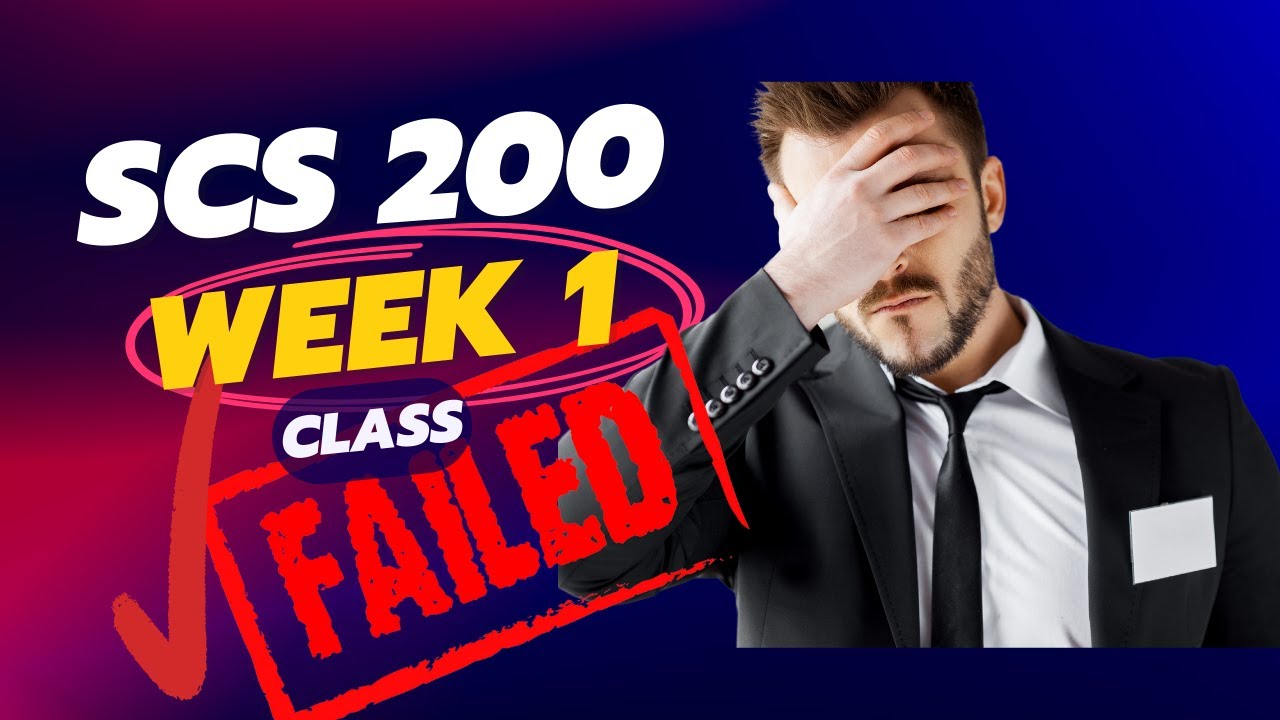 SNHU | SCS-200| Week 1