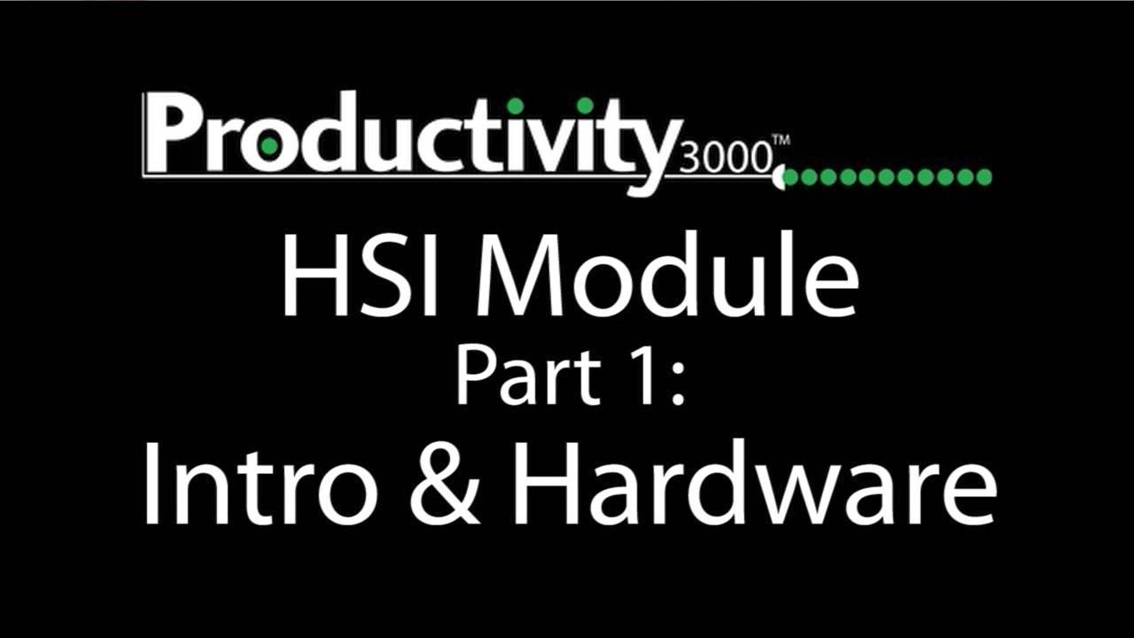 Productivity3000 PLC Motion Control HSI Module Part 1 Intro & Hardware from AutomationDirect