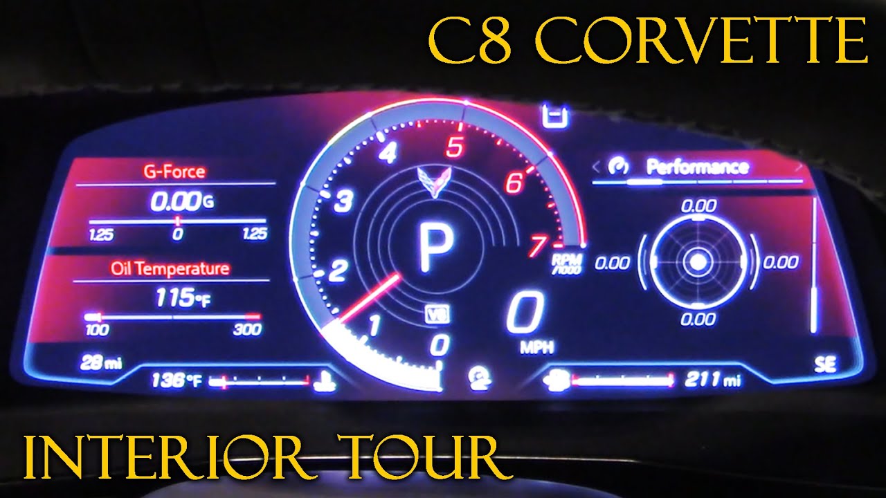 C8 Corvette 3LT Interior Tour