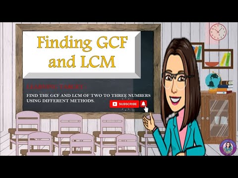 FINDING GCF(Greatest Common factor) and LCM ( Least Common Multiple) ||TEACHER JHANIZ