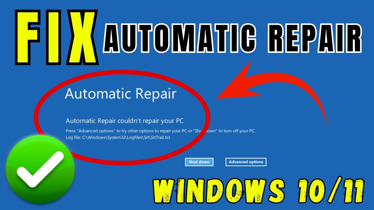 5 Ways to FIX Automatic Repair Loop in Windows 10/11 (100% Solves)