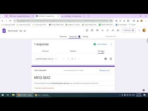 Use GoFullPage Chrome Extension to Print a Form's Individual Response in PDF (Google Form)